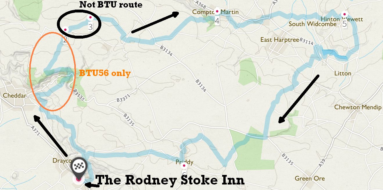 The Rodney Stoke Inn, Rodney Stoke – Butcombe Trail Ultra