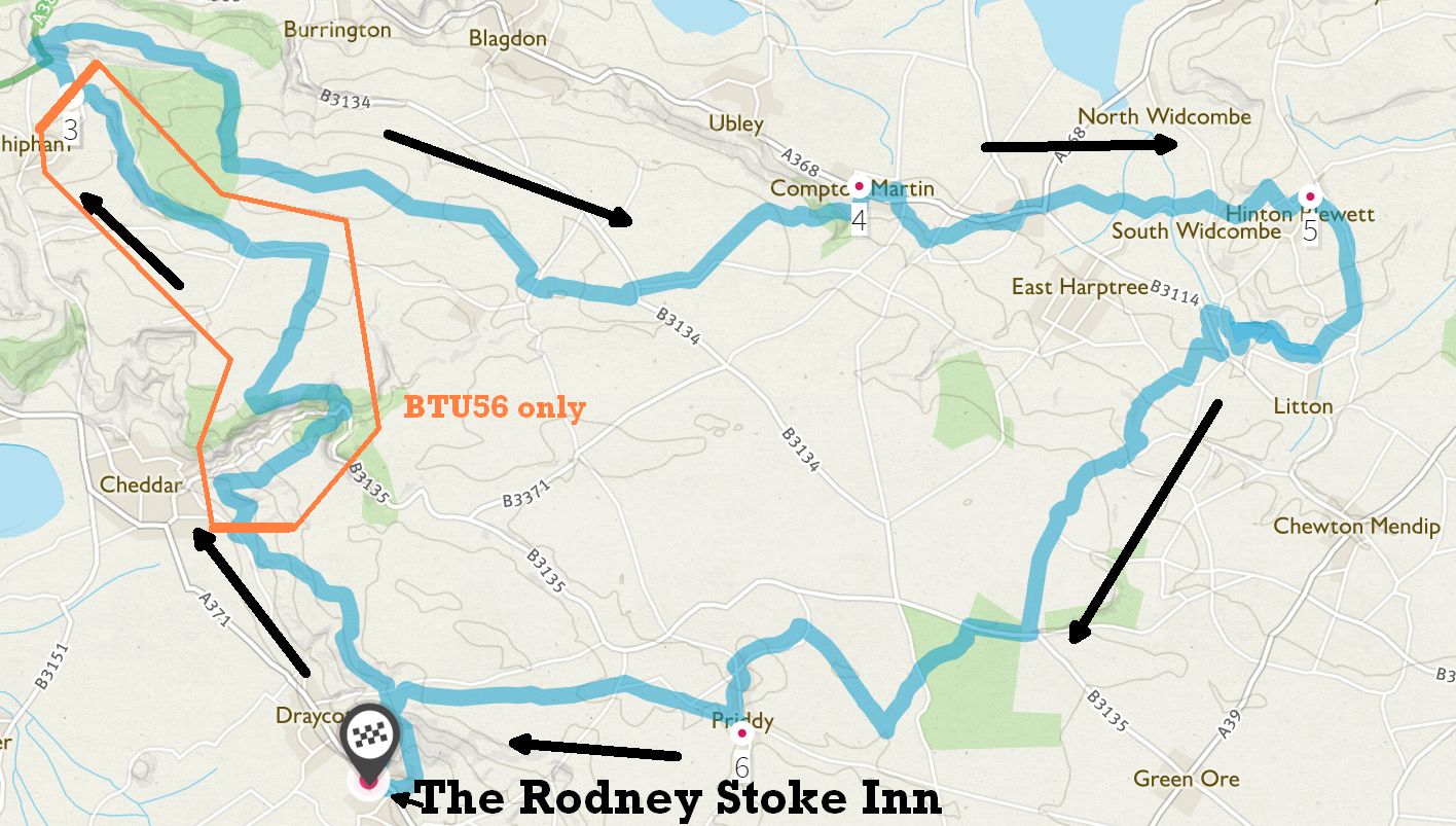 The Rodney Stoke Inn, Rodney Stoke – Butcombe Trail Ultra